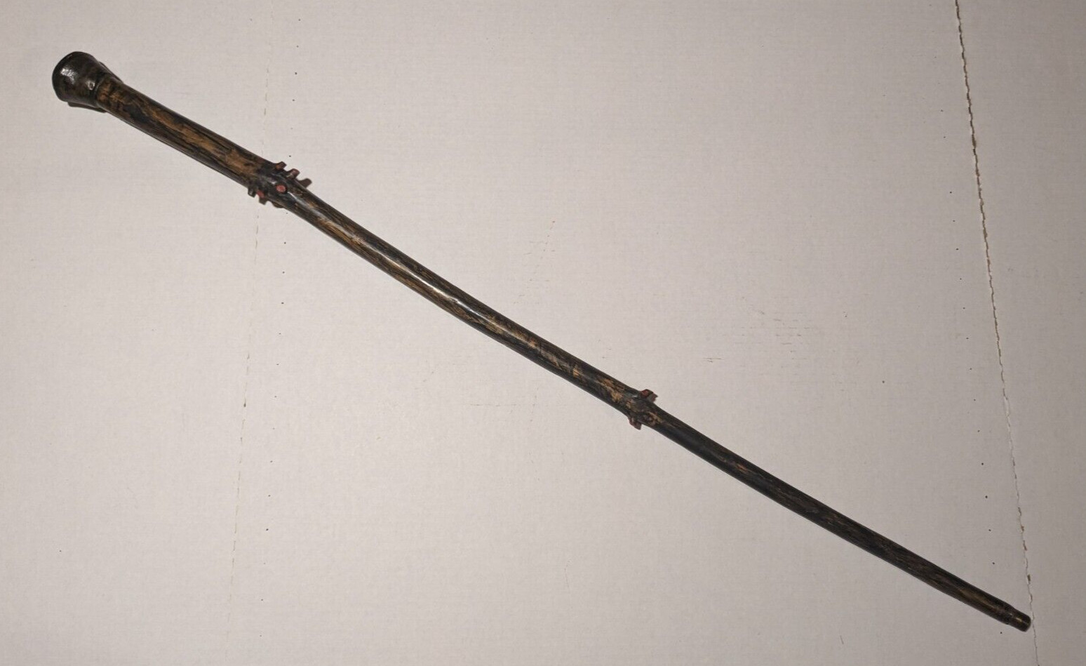 Antique Shriners Cane Walking Stick Stave Staff Mason… - Gem