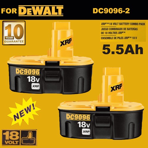 PACK 18V Genuine For Dewalt 18 VOLT XRP DC9096 DC9098 NiCd Battery ...