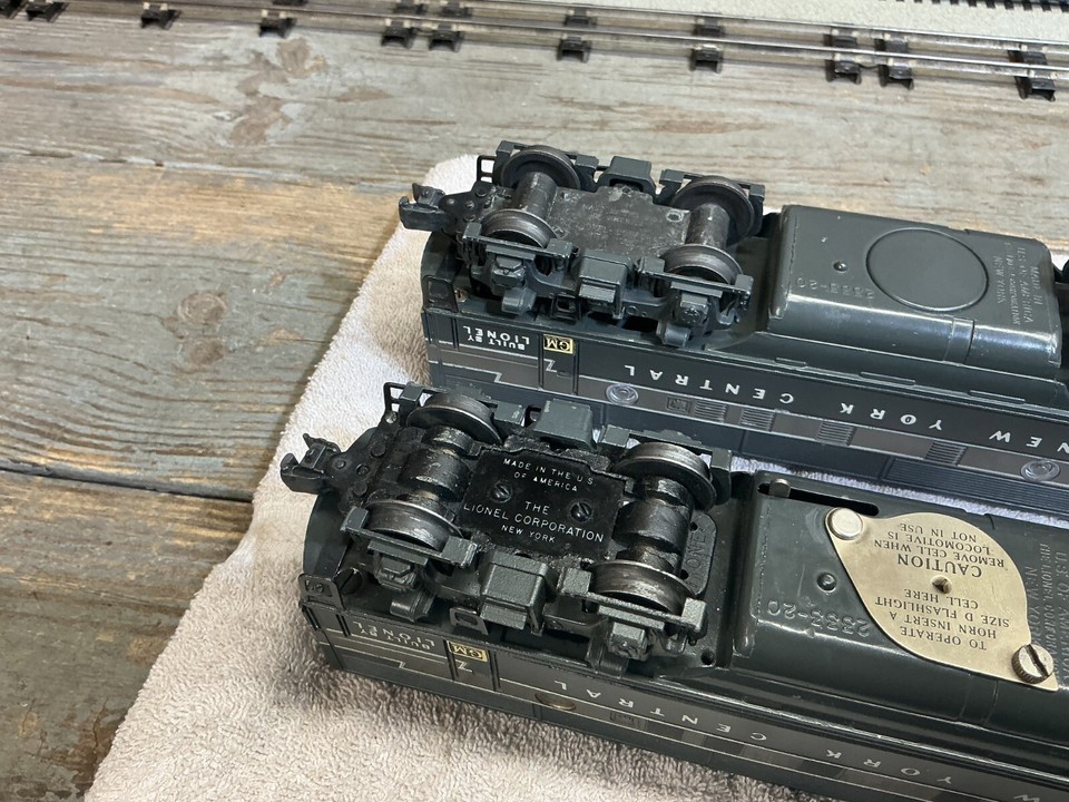 LIONEL TRAINS #2344 NEW YORK CENTRAL DIESEL F3 AA UNITS POSTWAR ...