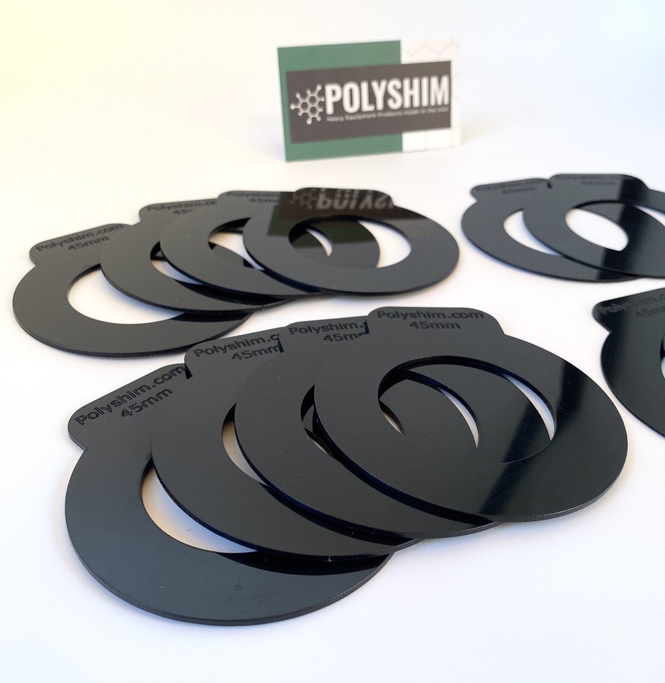 Bucket Pin Shim Kit 45mm for Excavator And Skid Steer. Cat Bobcat Deere ...