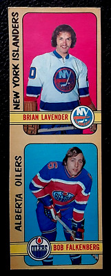 BRIAN LAVENDER RC / BOB FALKENBERG 1972-73 O-PEE-CHEE HAND CUT PANEL ...