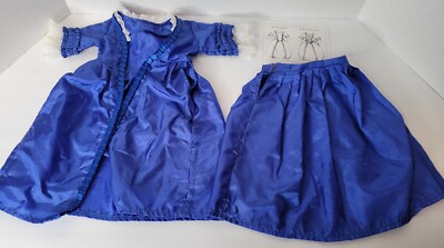 American Girl Doll Felicity Blue Holiday Christmas Gown Dress Outfit | eBay