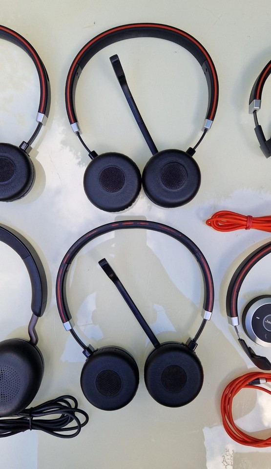 6x Joblot Jabra Evolve 65 Stereo Wireless, Jabra Evolve 40 Mono MS, Evolve2 40 | eBay UK