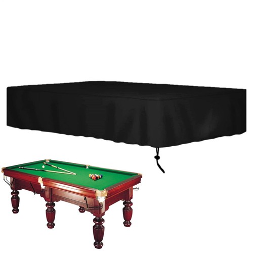 Pool Snooker Billiard Table Cover Polyester Waterproof Dust Cap Outdoor ...