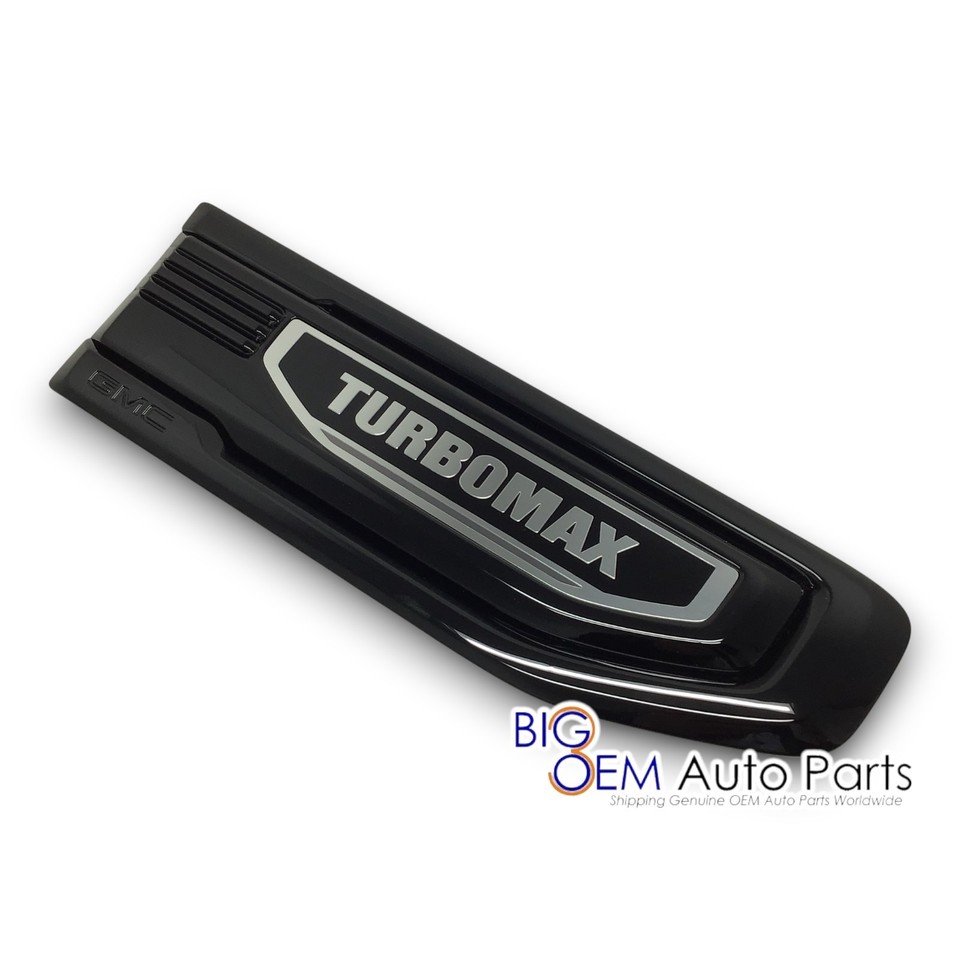 OEM new 2023-2026 GMC Sierra TURBOMAX Passenger Fender Vent Gloss Black ...