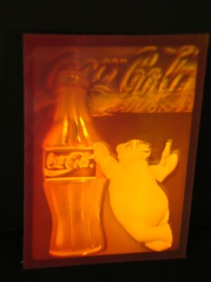 Coca~Cola, 1995 - Super Premium Collection - 3-D Hologram - Insert ...