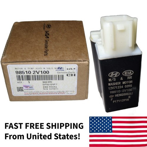⭐GENUINE OEM⭐Hyundai 985102V100 2013-2018 Windshield Washer Pump Santa ...