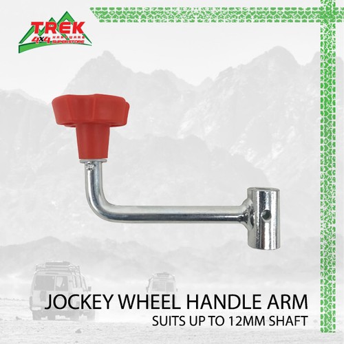 TRAILER JOCKEY WHEEL HANDLE ARM - SUIT 8" & 6" CARAVAN CAMPER BOAT ...