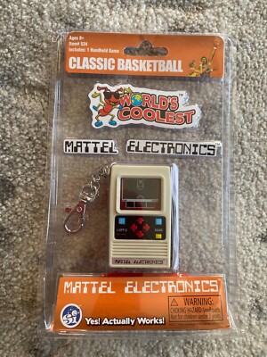 World's Coolest Mattel Electronic Games - Basketball Handheld Keychain ...