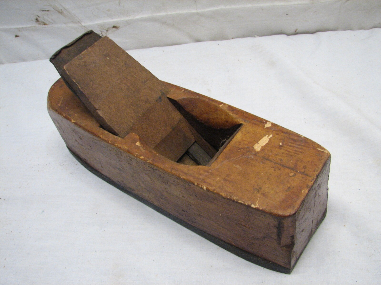 Antique Steel Sole Rounding Coffin Plane Woodworking Tool Butcher Iron ...