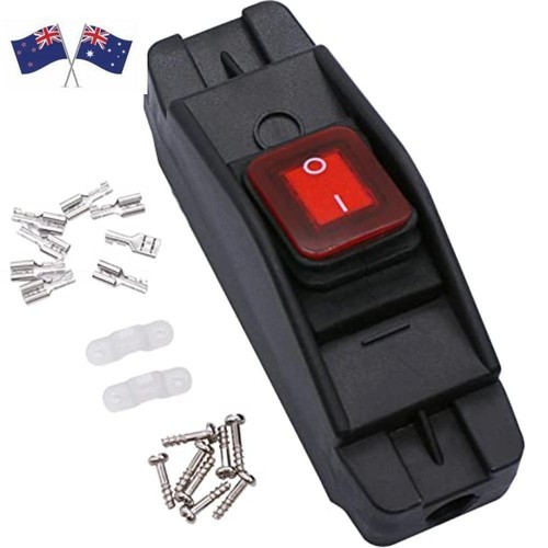 Waterproof Inline Cord Switch 4 Pin in line Power Switch Electric ...