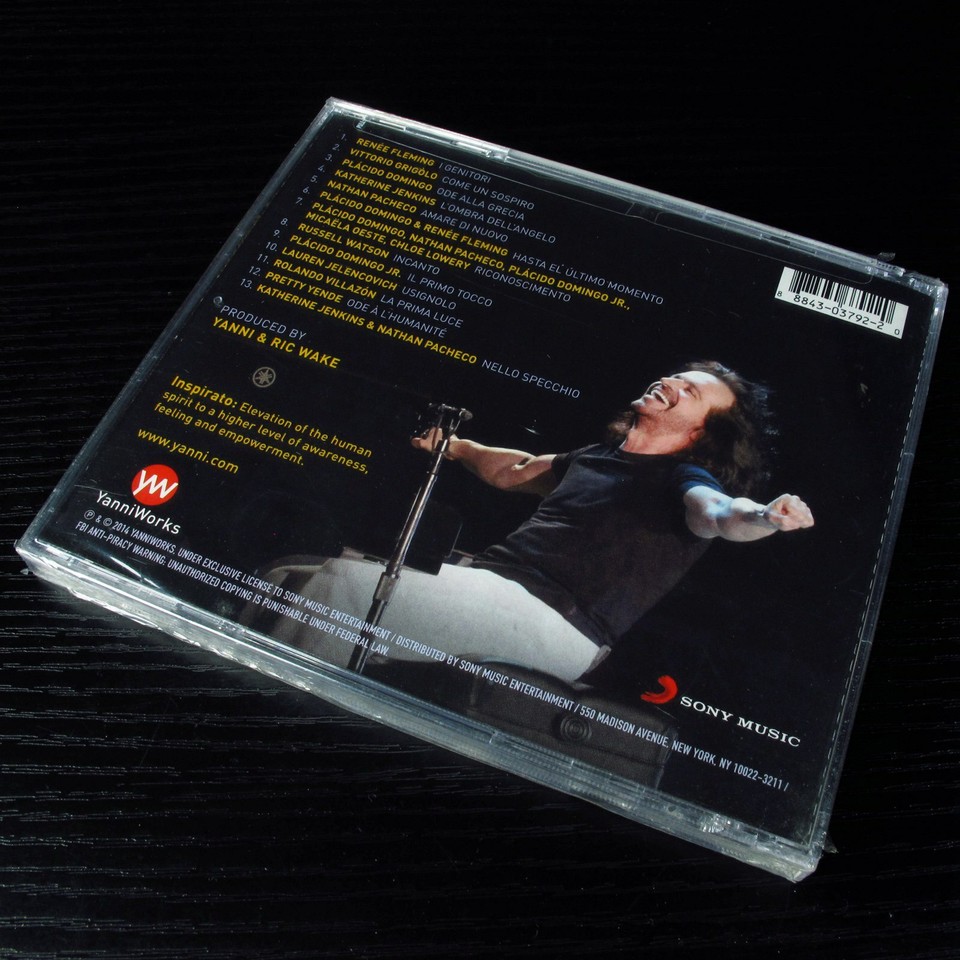 Yanni - Inspirato 2014 USA CD Sealed & Brand New #1106* 888430379220| eBay