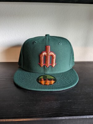 Seattle Mariners Sonics Crossover Trident Logo New Era 59FIFTY Topperz ...