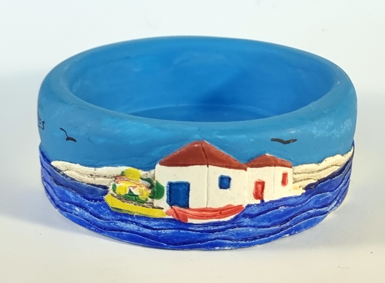 Zakynthos Hand Painted Trinket Dish Zante Souvenir | eBay