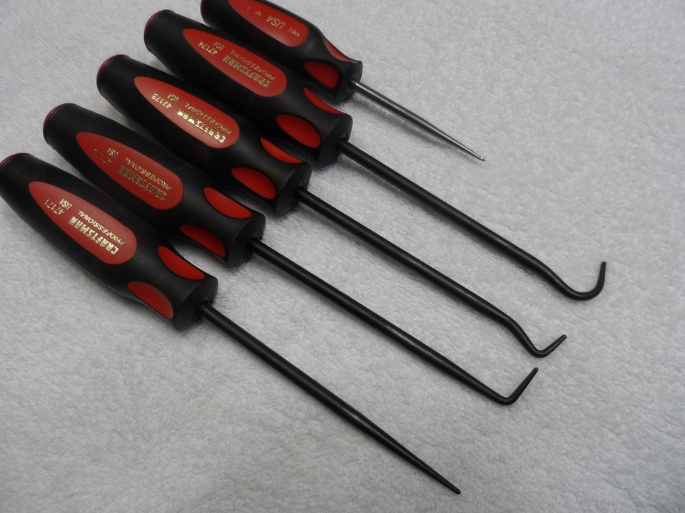 Craftsman Professional Pick and Hook Set BONUS Scratch Awl, made in USA ...