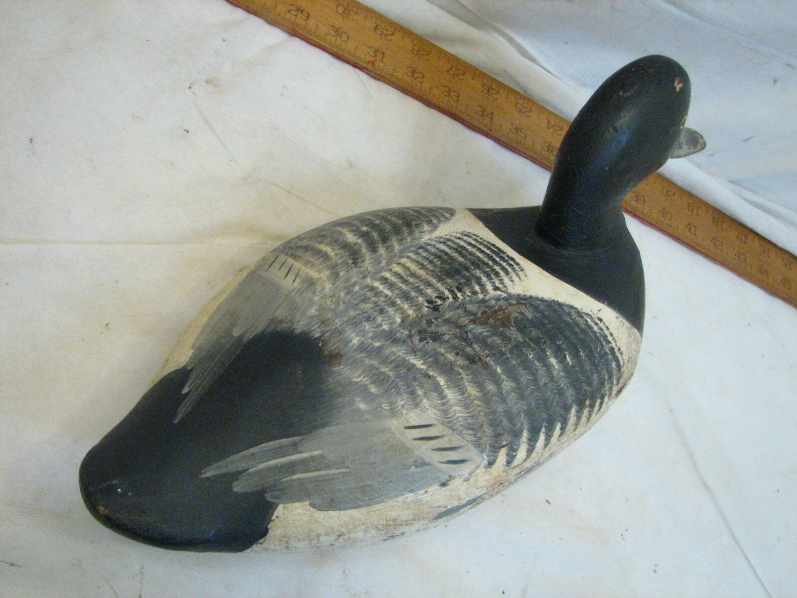 Signed working Wooden Lesser Scaup Duck Decoy Hunting Bird Weight | eBay