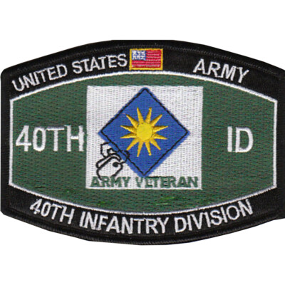 40th Infantry Division Military Occupational Specialty MOS Patch Army ...