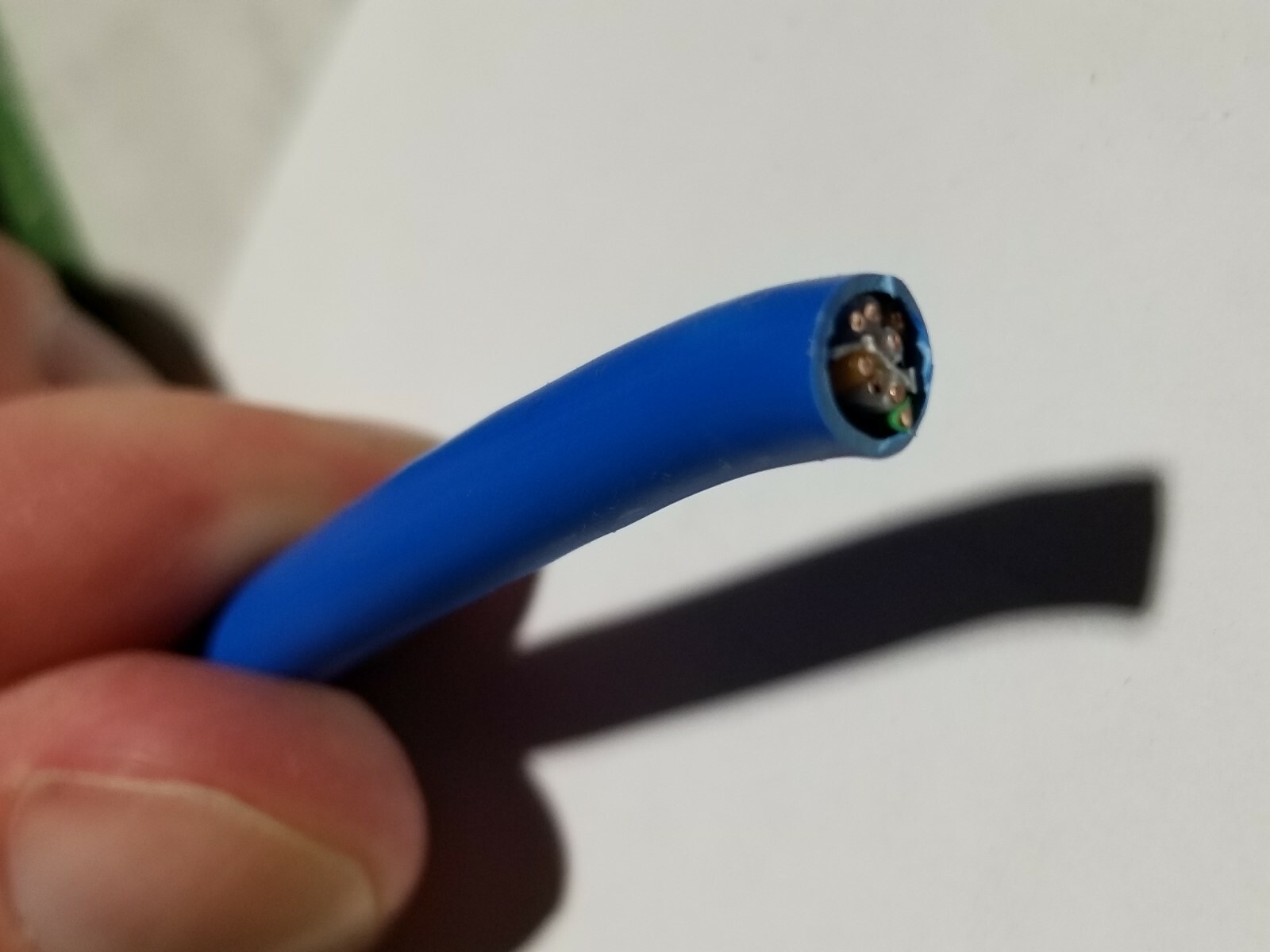 Commscope 2071E 23/4P Cat6 Gigaspeed XL U/UTP Plenum Network Cable Blue ...