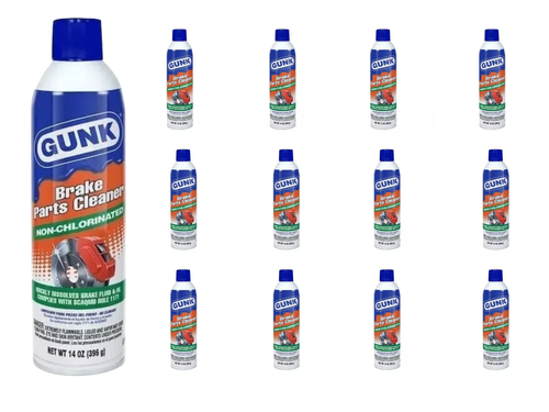 12 Pack - GUNK Non-Chlorinated Brake Parts Cleaner - 14 oz. | eBay