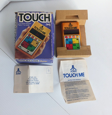Atari Touch Me Handheld Game Console With Box & Manual Tested 1978 | eBay