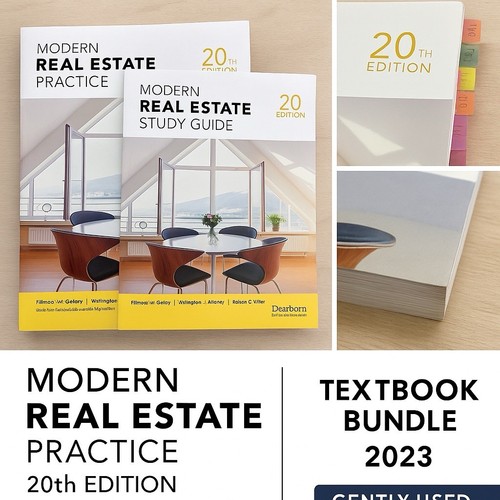 Modern Real Estate Practice 20th Edition + Study Guide |Dearborn ...