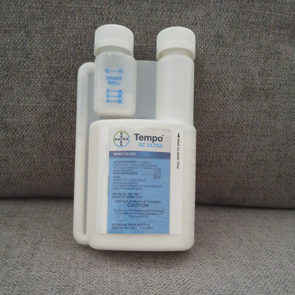 Tempo SC Ultra 8oz (240ml) Broad Spectrum Indoors Outdoors Ants Roaches ...