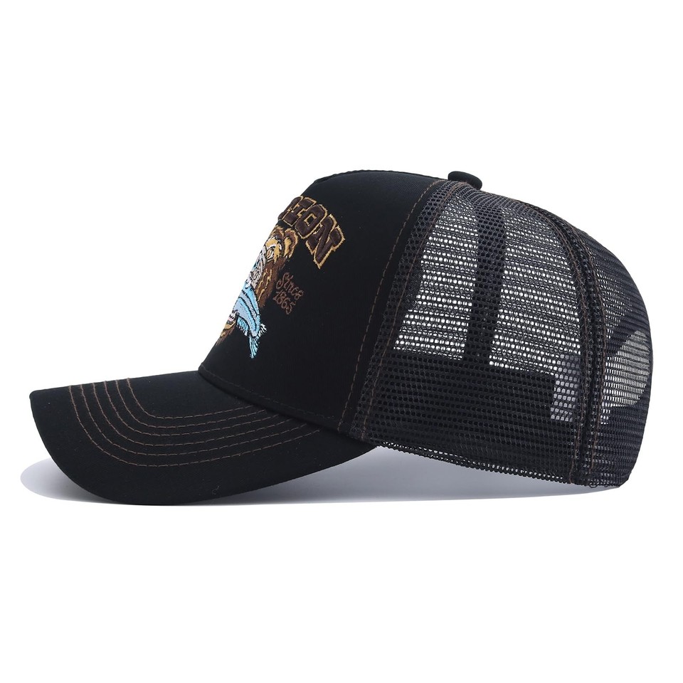 Men's Trucker Hat Mesh Back Hat Structured Baseball Cap Unisex Original ...