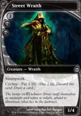 Future Sight Street Wraith - Foil x1 Moderate Play, English Magic Mtg M ...