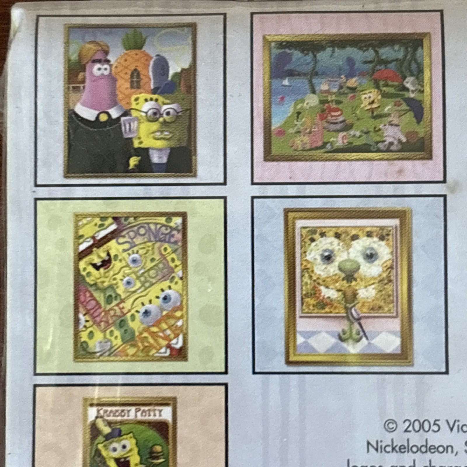 spongebob squarepants Fine Arts Collection Vtg 2006 Sealed New Mini ...