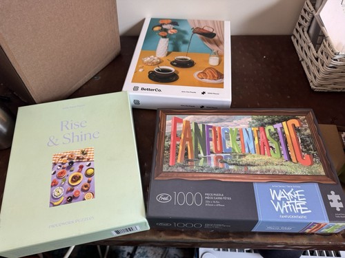 Bundle of three 1000 piece contemporary jigsaw puzzles | eBay