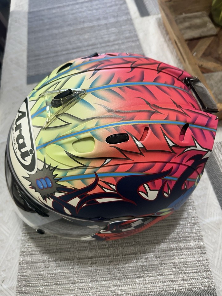 Arai Corsair-V Scott Russell Frost “Screaming Chief” Motorcycle Helmet ...