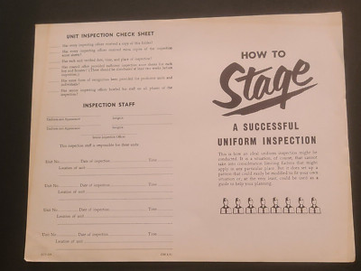 Boy Scouts Fold-Out Pamphlet How to Stage a Successful Uniform ...