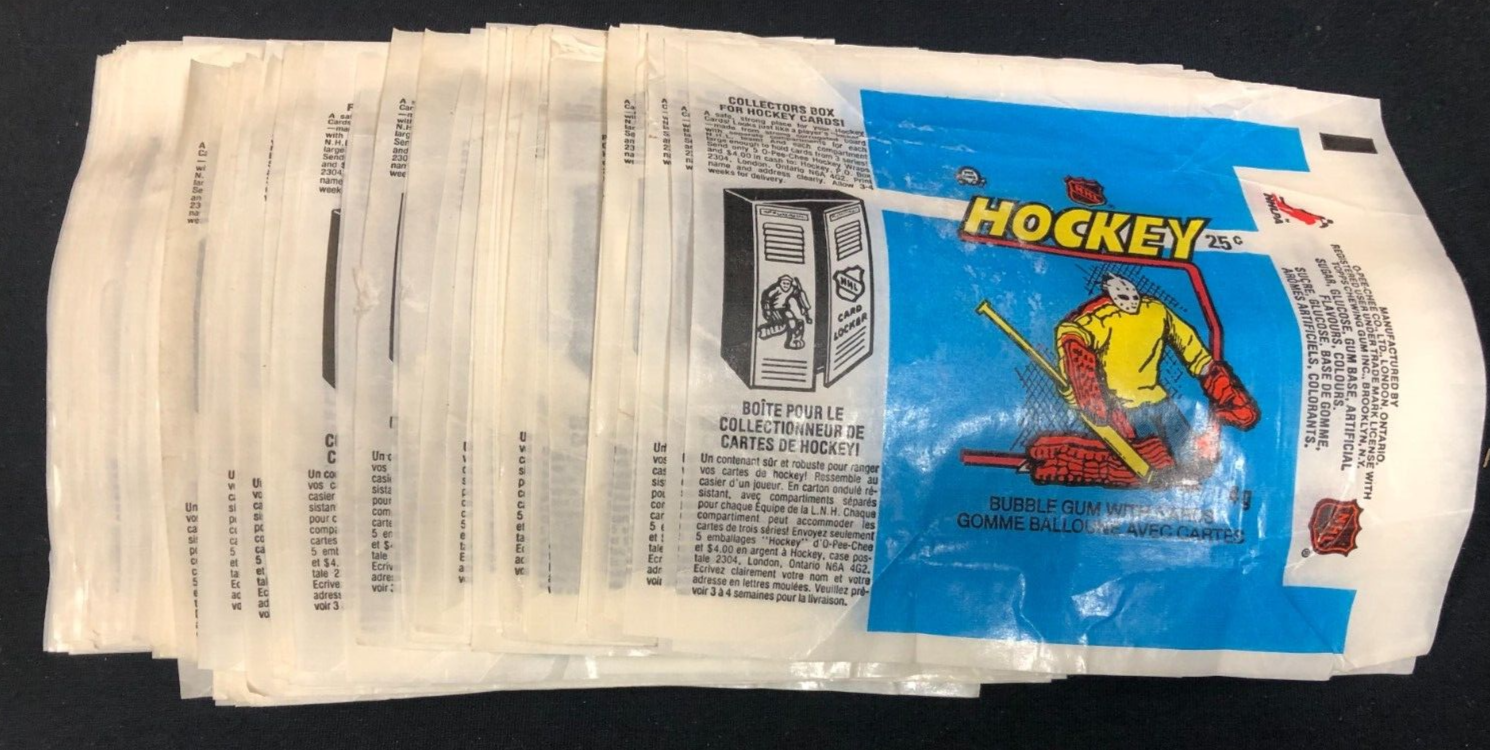 (92) 1982-83 O-Pee-Chee OPC Wrappers | eBay