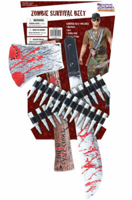 Zombie Hunter Survival Weapon Kits Costume Accessory | eBay