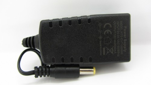 24 VAC to 12 VDC 2000mA Power Converter Adapter Indoor Outdoor Security ...