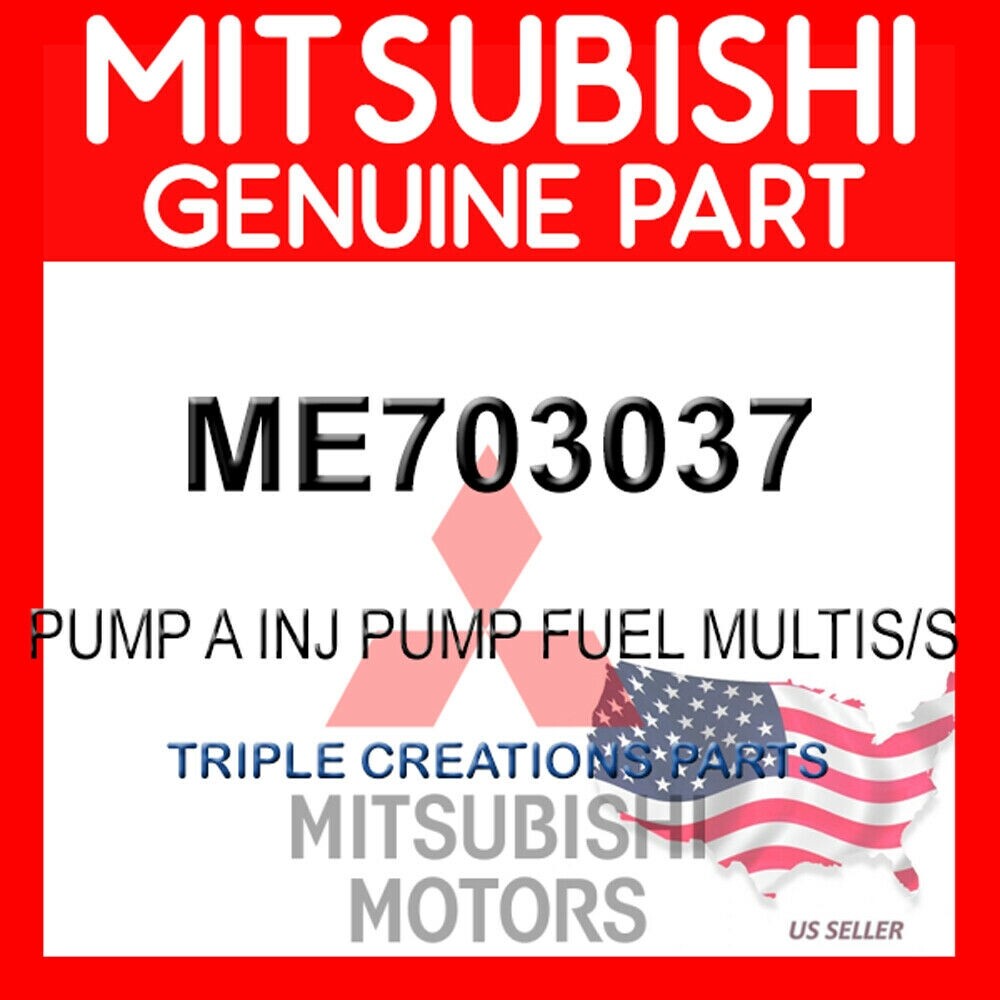 Mitsubishi ME703037 - Pump ASM INJ Pump Fuel for sale online | eBay
