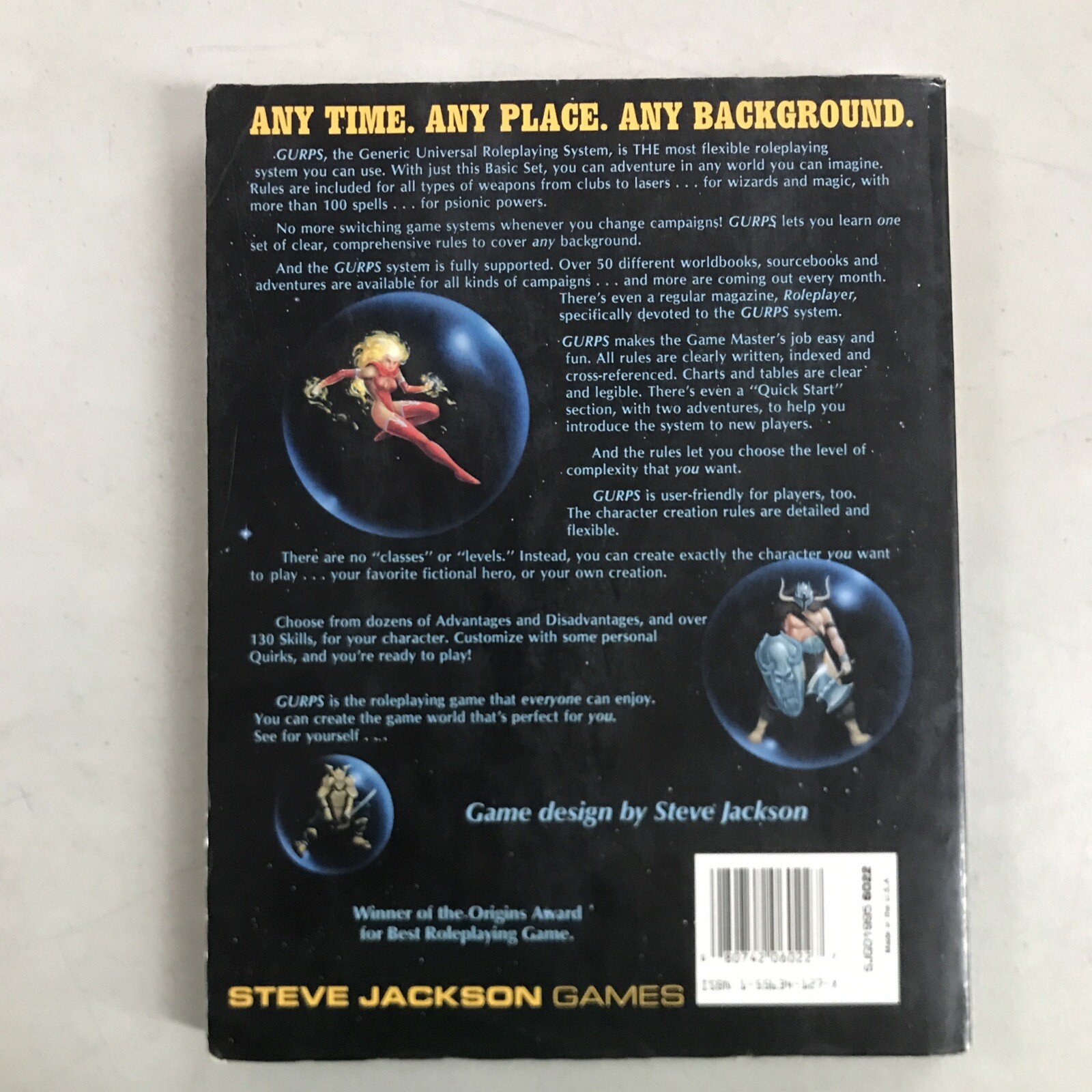 GURPS Basic Set Third Edition Rulebook 1992 Steve Jackson Games RPG | eBay