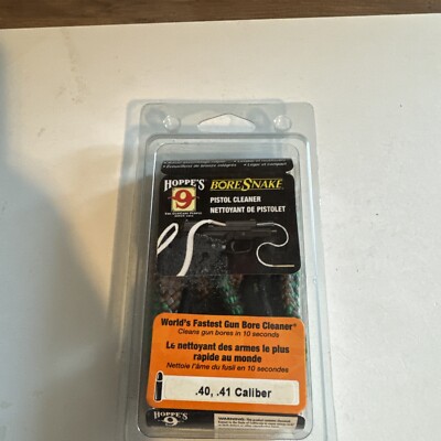 Hoppe's 9 Bore Snake Pistol Cleaner .40, .41 Caliber, New In Package ...