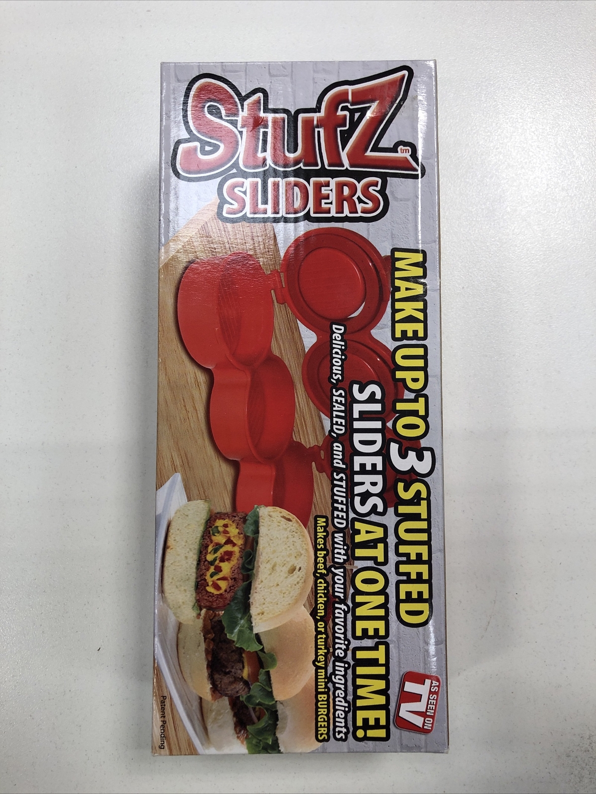 Stufz+Sliders+Mini+Stuffed+Burger+Maker+-as+Seen+on+Tv-+Makes+3+Mini ...