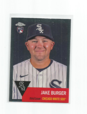 JAKE BURGER (Chicago) 2022 TOPPS CHROME PLATINUM ANNIVERSARY ROOKIE ...
