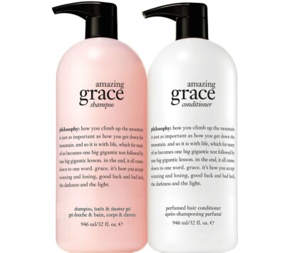 Philosophy AMAZING GRACE Shampoo & Conditioner 32 OZ Each Individually ...