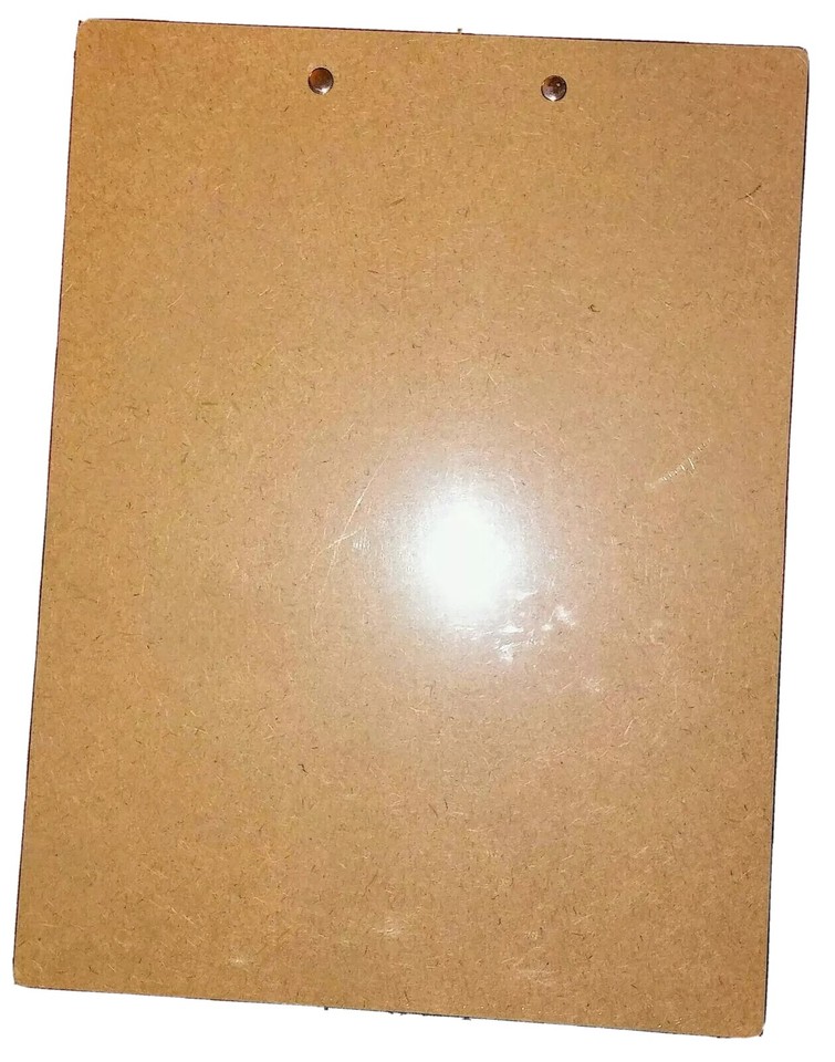 Wooden Clip Board w/ Metal Vertical Clip For Hanging | eBay