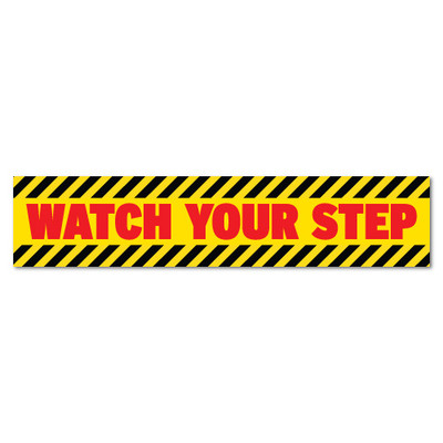 Watch Your Step Warning Sticker Decal Safety Sign Car Vinyl #7261EN | eBay