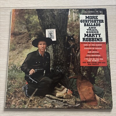 Marty Robbin’s More Gunfire Ballads lp 6 eye mono COUNTRY WESTERN VINYL ...