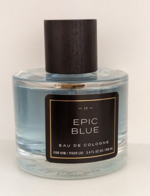 Tru Fragrance Men's ll EPIC BLUE Eau de Cologne 3.4oz NEW WITHOUT BOX ...