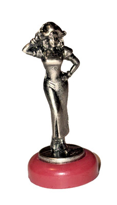 Clue 50th Anniversary Miss Scarlet Red Pawn Mover Token Game ...