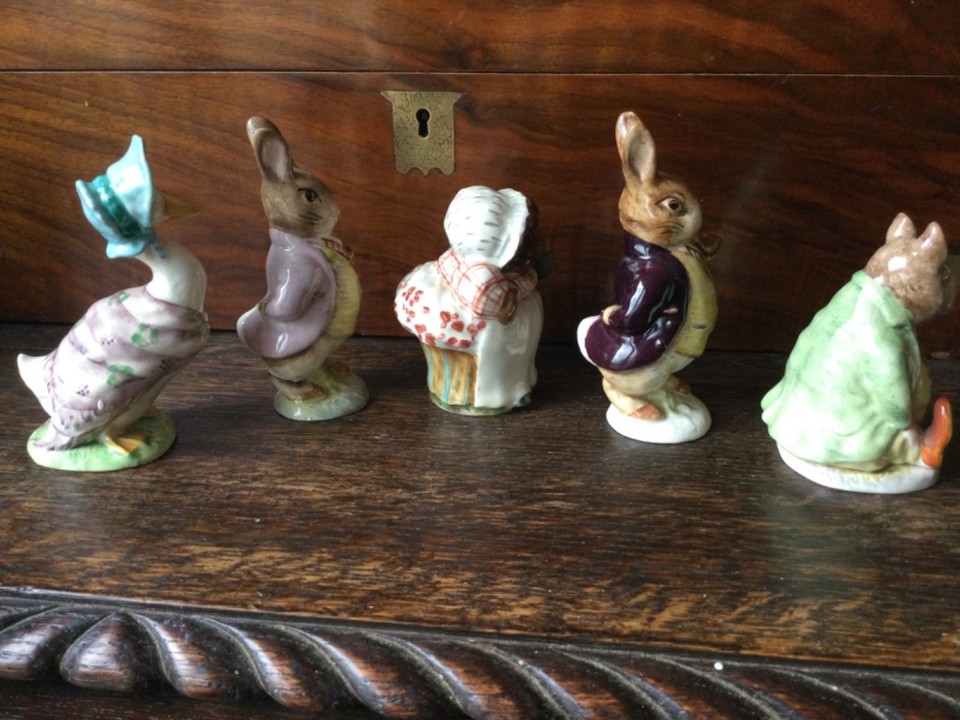 Five Beswick Brown Stamp Beatrix Potter figures. | eBay UK
