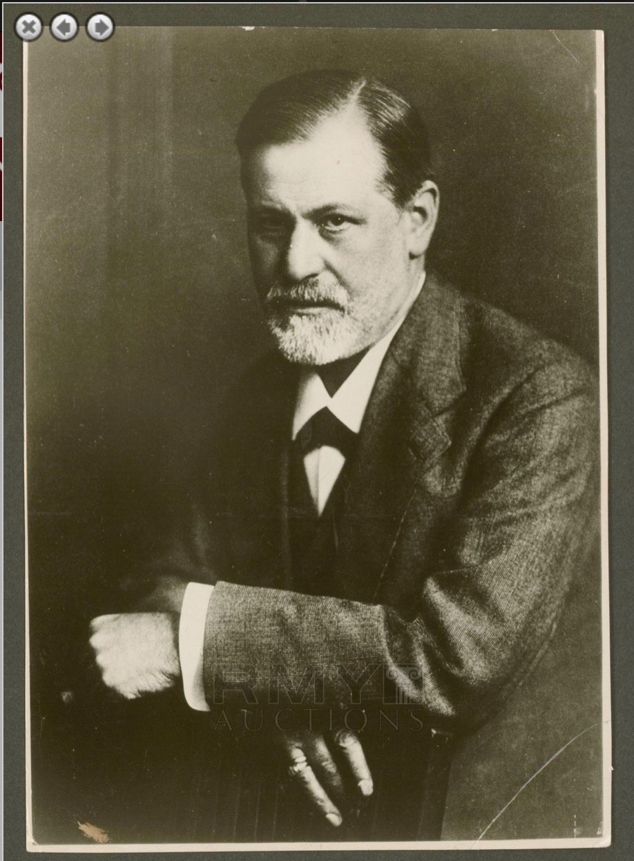 1910's Sigmund Freud, "Father of Modern Psychology" Rare Vintage Photo ...