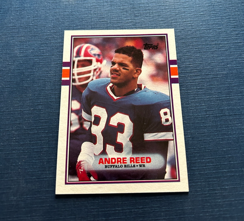 1989 Topps Football Andre Reed #52 HOF Set Break NM-MT | eBay