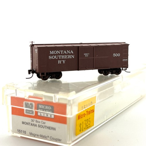 Micro-Trains Nn3 Scale 15110 Montana Southern 30ft Single Door Wood ...